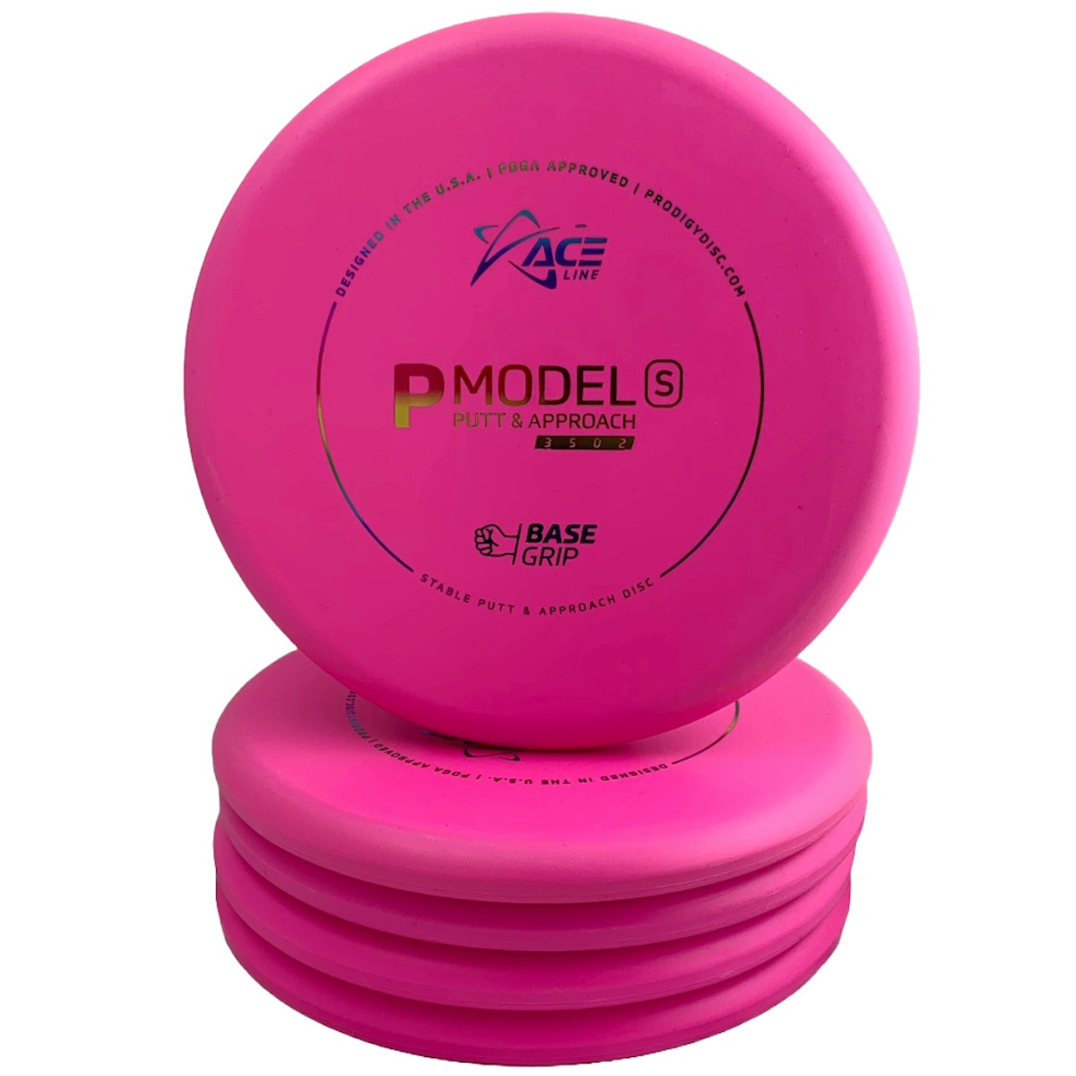 Prodigy Disc Ace BaseGrip P Model S 5 kiekon setti | Powergrip