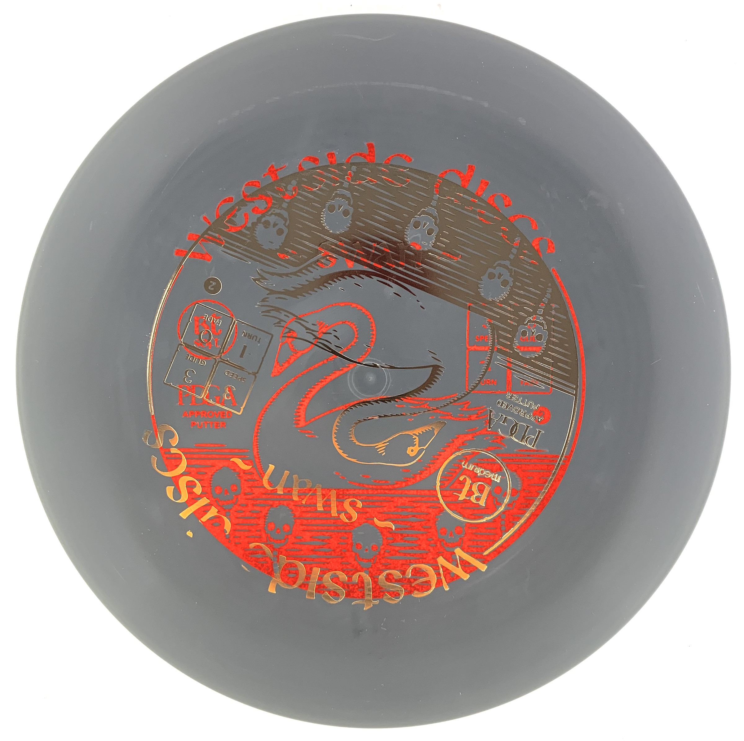 Westside Discs BT Medium Swan v.2 - Misprint - Powergrip - melko hyvä ...
