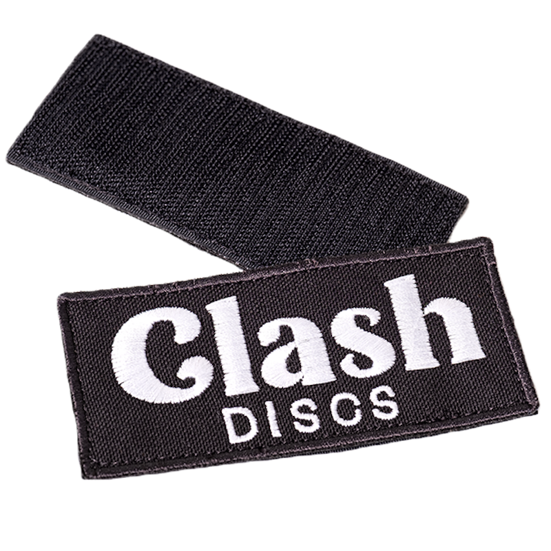 Clash Discs Velcro Patch - Powergrip - melko hyvä frisbeegolfkauppa