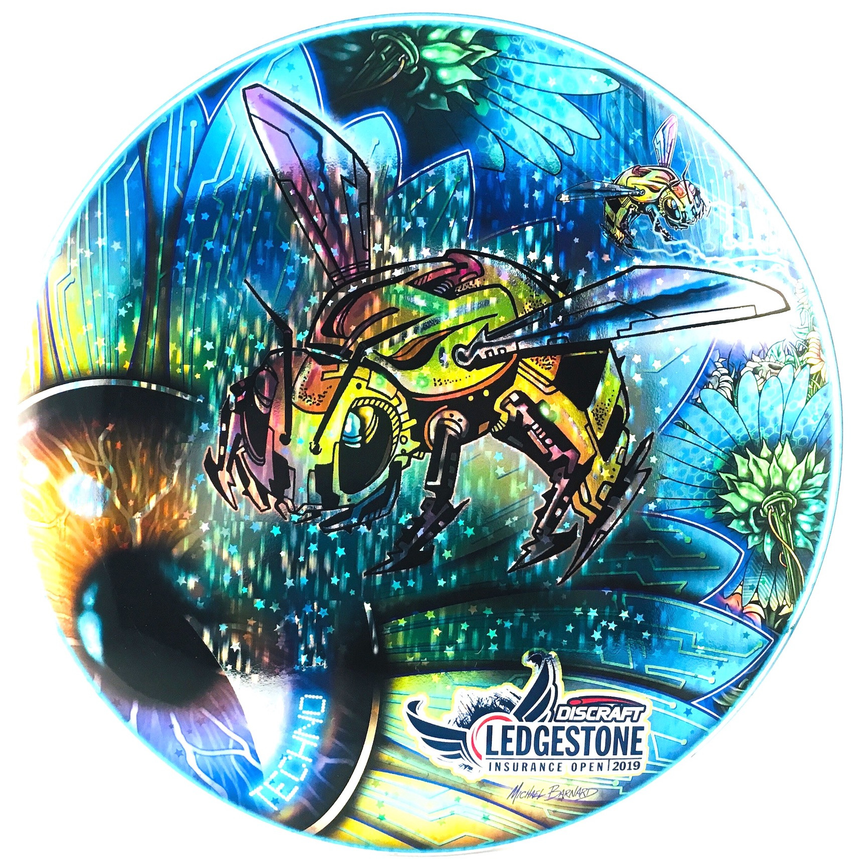 Discraft Full Foil Supercolor Buzzz Ledgestone 2019 Techno Bee Star ...
