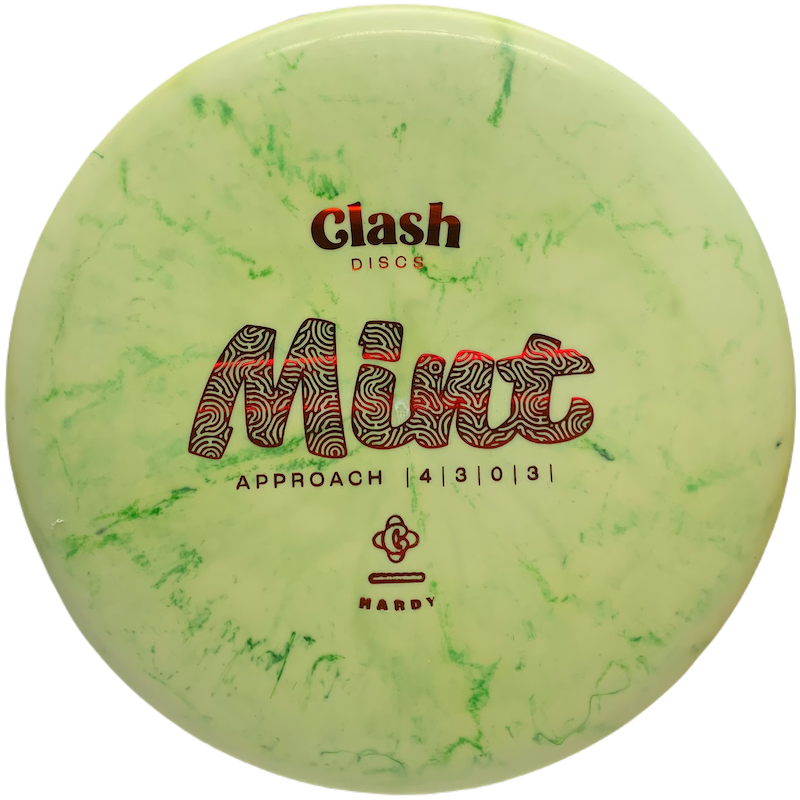 Clash Discs Hardy Mint - Powergrip - melko hyvä frisbeegolfkauppa