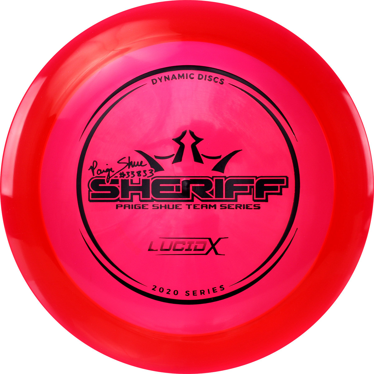 Dynamic Discs Lucid-X Sheriff Paige Shue (Team Series 2020) - Powergrip ...