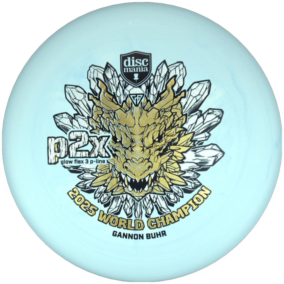 Discmania Glow P-Line Flex 3 P2x Gannon Buhr (2025 World Champion ...
