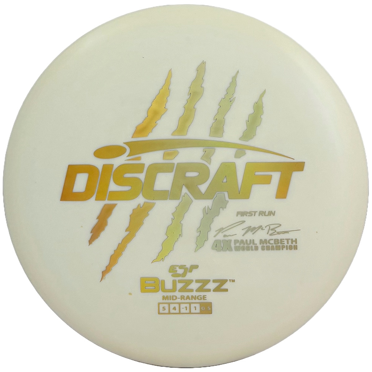 Discraft ESP Glo Buzzz Paul McBeth 4x First Run | Powergrip