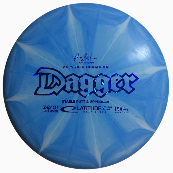 Latitude 64 Zero Hard Burst Dagger - Powergrip - melko hyvä frisbeegolfkauppa